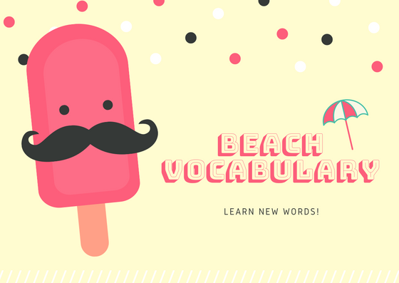 Beach vocabulary (PORTUGUESE WORDS)
